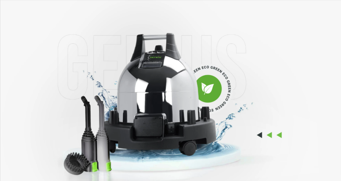 GENIUS Green Steam Cleaner — Eco-Friendly Steam Cleaning Across Israel